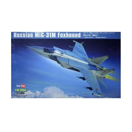 Jual Russian MiG-31M Foxhound 1/48 Model Kit Hobby Boss 81755 - Kota ...