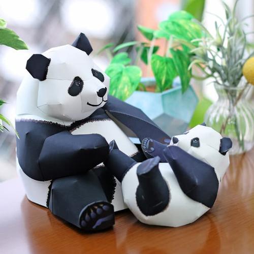 Jual Giant Panda (Big) Papercraft - Kab. Bekasi - Papercraft Tiviti ...