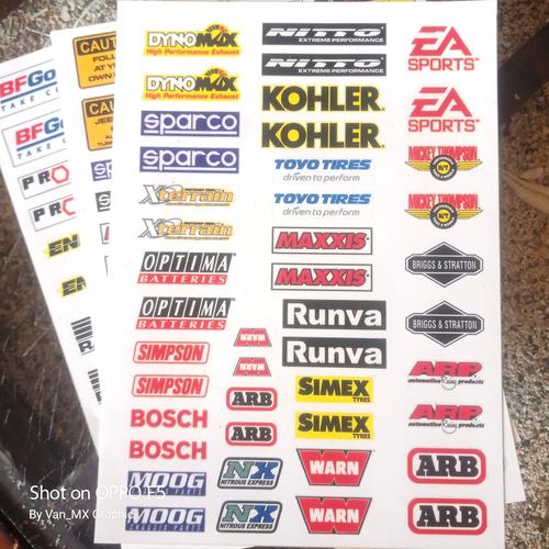 Jual Stiker RC offroad, speed offroad, crawling, truck, sponsor - Kota ...