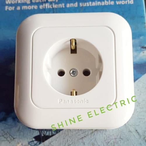 Jual Stopkontak Stop kontak Colokan tunggal single Panasonic Outbow ...