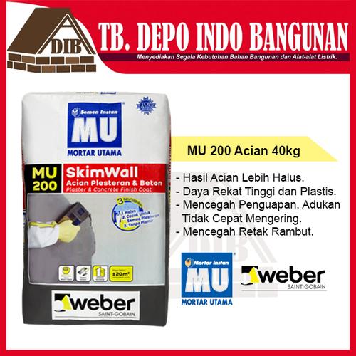 Jual MU 200 40KG ACIAN SEMEN MU MORTAR UTAMA ACI HALUS - Kota Bekasi ...