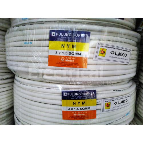 Jual Kabel Listrik NYM 3x1.5mm2 PULUNG (3x1.5mm 3x1.5 mm 3x1,5mm 3x1,5 ...