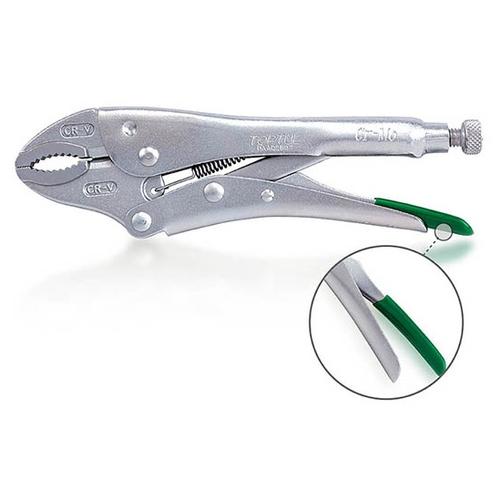 Jual Tang Curved Jaw Locking Pliers with Wire Cutter 7" TOPTUL DAAQ2B07 ...