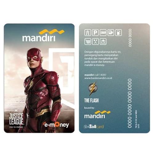 Jual Kartu Emoney Etoll Mandiri Justice League The Flash Limited ...