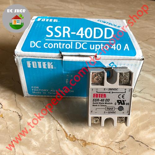 Jual Solid State Relay SSR-40DD - DC control DC Single Phase Upto Up To 40A - Jakarta Pusat - DC ...