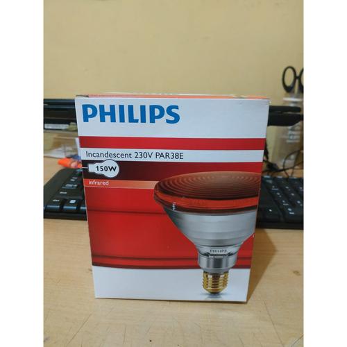 Jual Philips Bola Lampu Infrared 150W 230V PAR38E Sumber Radiasi Panas ...