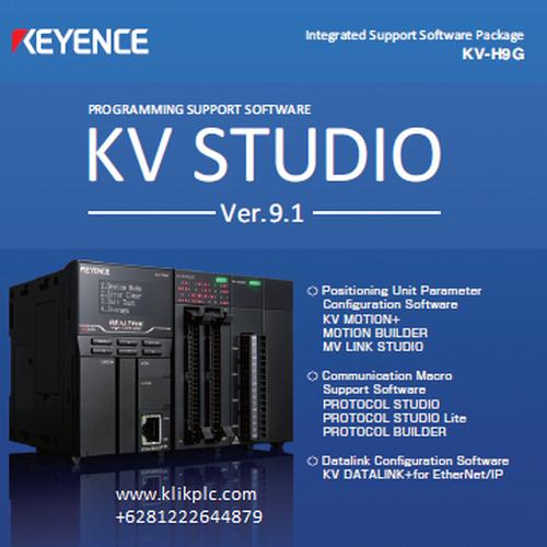 Jual Software PLC Keyence KV STUDIO Ver 9 Global Version KV-H9G - Kab ...