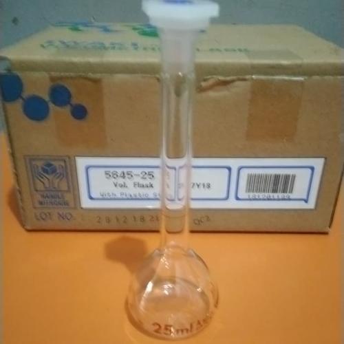 Jual Volemetric Flask Plastik Stopper, 50ML IWAKI. Labu Ukur 50ml PP stoppe - Kota Bekasi - AHYA ...