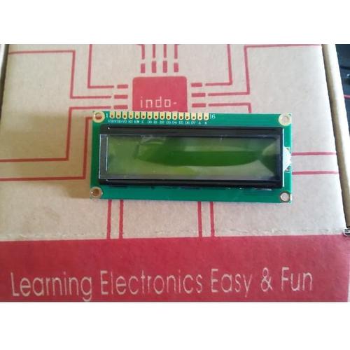 Jual LCD 16X2 LCD 1602 LCD MODULE YELLOW GREEN LCD HIJAU FOR ARDUINO ...