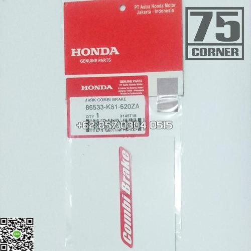 Jual Honda Mark Combi Brake 90 mm Original Sticker Motor Ori Stiker ...