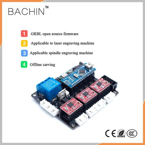 Jual GRBL Open Source Firmware USB 3axis Control Board DIY CNC Laser ...