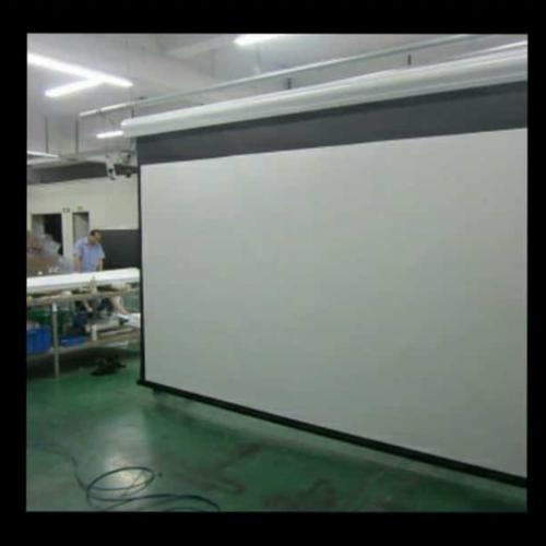 Jual screenproyektor elektrik 6meter X 4meter layar projector - Jakarta ...