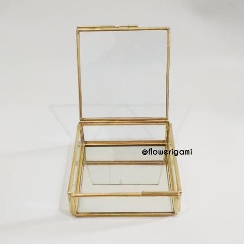 Jual Terrarium Square Shape Glass Box with Mirror - Kota Bandung ...