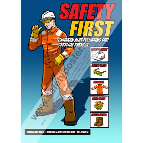 Jual Poster K3 Safety Ukuran A2 - SP242 GUNAKAN ALAT PELINDUNG DIRI ...