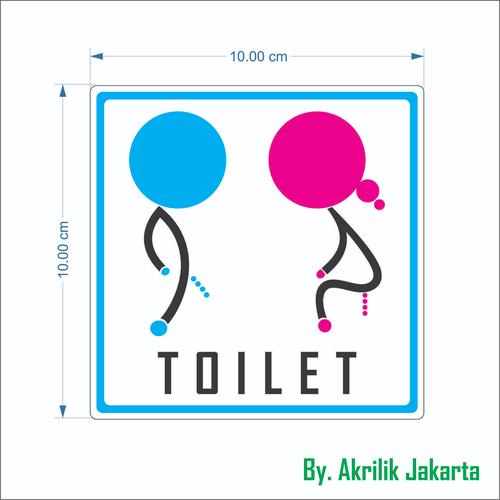Jual Papan Toilet Lucu / Toilet Sign Akrilik / Signage Akrilik ...