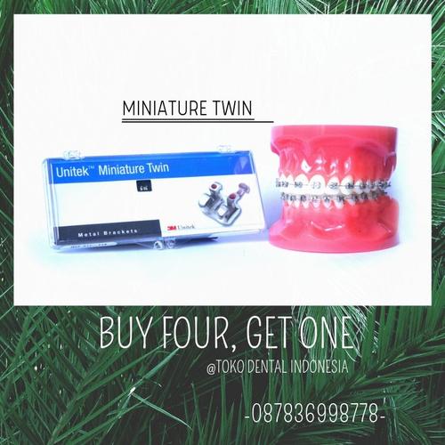 Jual BRACKET MINIATURE TWIN - 3M UNITEK - Kab. Sleman - Toko Dental ...