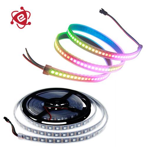 Jual Smart LED RGB Strip WS2812B IP67 Silicon Tube 60 Led Meter Black ...