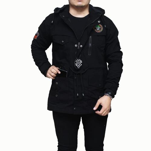 Jual Jaket Parka Pria Justine Black - Hitam, M - Kota Bandung ...