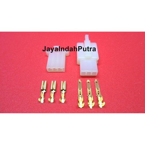Jual Satu set soket kaki 3 mini beserta skun/ socket connector mini 3 ...