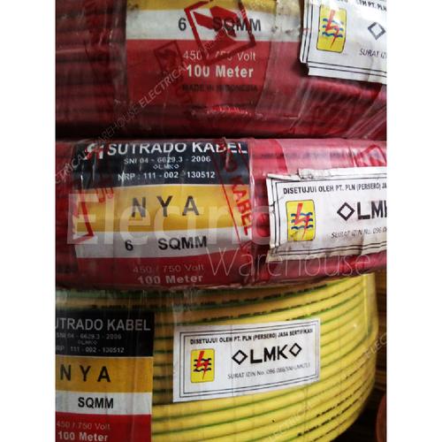 Jual Kabel Listrik NYA 1x6mm2 SUTRADO (6 mm 6mm 6mm2 1x6mm 1x6 mm2 ...