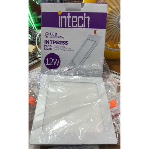 Jual Downlight Lampu Led Panel Intech 12W Putih/Kuning Kotak - Putih ...