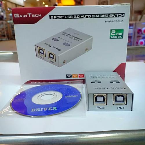 Jual Auto Switch Printer 2 Port Usb / Sharing Switcher 1-2 Gain Tech - Jakarta Pusat - Duta ...