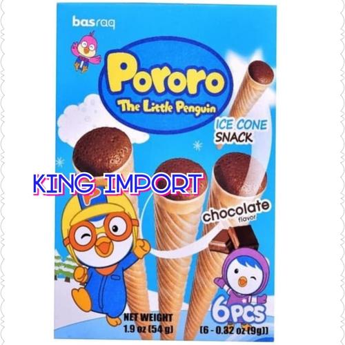 Jual Pororo Ice Cone Snack Chocolate - Snack Biskuit Korea - Jakarta ...