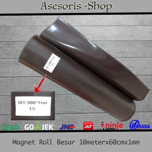 Jual Magnet Hitam Gulungan / Magnet Roll ukuran 10m x 60cm x 1mm ...