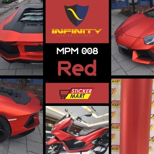 Jual Stiker Motor Satin Red Merah (Metalic Paint Matte INFINITY Sticker ...