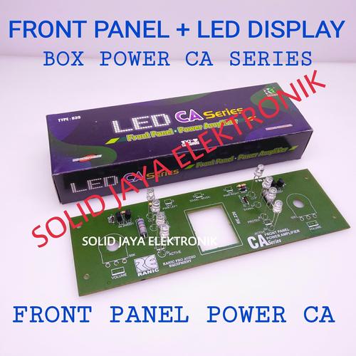 Jual PANEL DEPAN BOX CA FRONT PANEL LED BOX AMPLIFIER CA SINYAL CLIP ...
