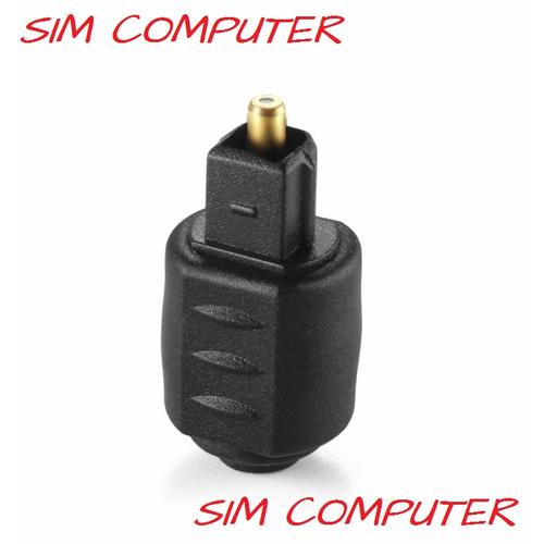 Jual SPDIF Female to 3.5mm Adapter Male TosLink female to Male 3.5mm ...