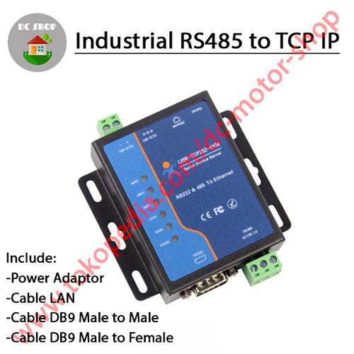 Jual RS232 RS485 to TCP IP Serial Ethernet to Modbus gateway Converter IOT - Jakarta Pusat - DC ...