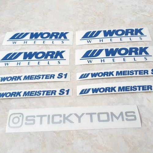 Jual Stiker Velg Mobil Work meister S1 - Biru - Kab. Tangerang ...