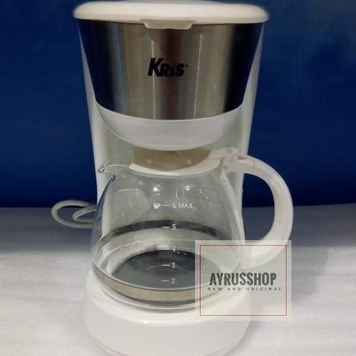 Jual Kris Coffee Maker Drip 0,75L Putih/Mesin Kopi Seduh Listrik ...