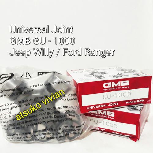 Jual JOINT KOPEL GMB GU-1000 JEEP WILLY / FORD RANGER cross joint ...