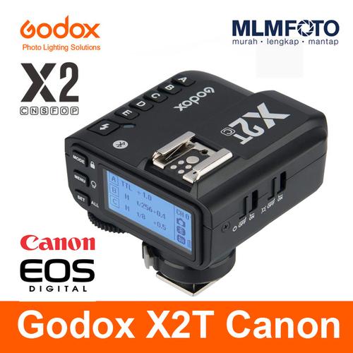 Jual Godox X2t Canon Trigger Transmitter X2 T X 2T XT2 XT-2 X-2t HSS ...