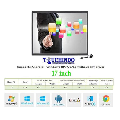 Promo Touchscreen Panel Overlay 17 Inch MultiTouch Touchindo - Jakarta ...