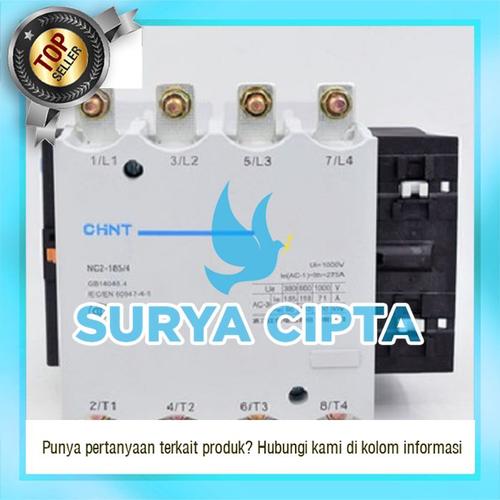 Jual Kontaktor Contactor Chint NC2-185 NC2-185/4 90kW 4P - Jakarta ...