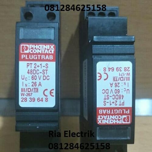 Jual Surge arrester phoenix contact PLUGTRAB PT 2+1-S 48DC-ST - Jakarta ...