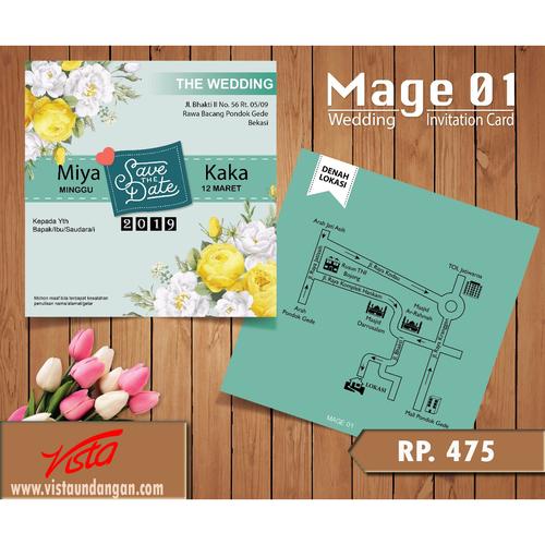 Jual Undangan nikah blanko MAGE 01 DIY Print - Kota Semarang - Blangko ...