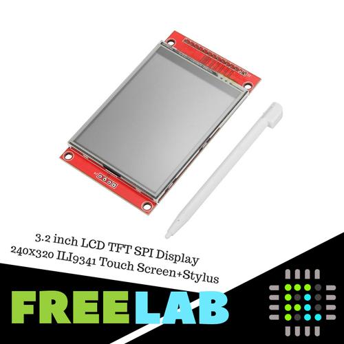 Jual 3.2 inch LCD TFT SPI Display Color Modul ILI9341 Touch Screen ...