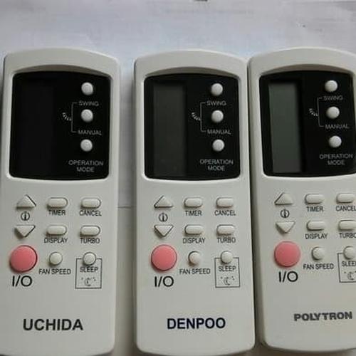 Jual REMOTE REMOT AC DENPOO UCHIDA POLYTRON ELBA CRYSTAL ORIGINAL ASLI ...