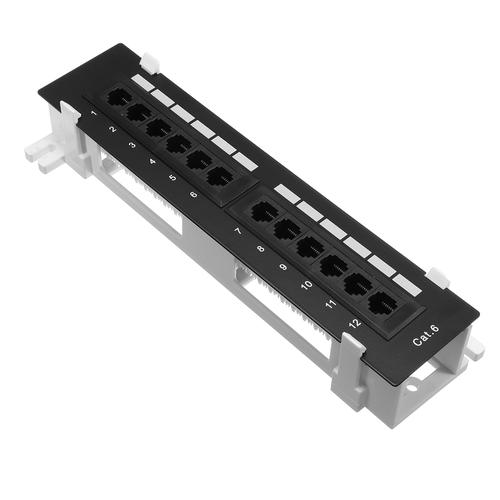 Jual Ori 12 Ports CAT-6 Mount Patch Panel Network Wall-Mount - Jakarta ...