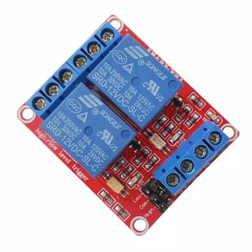 Jual modul relay 12v dc 2ch 2 channel 2channel arduino kit - Kab ...