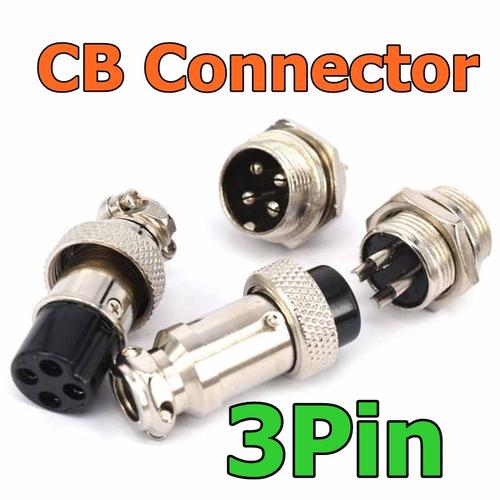 Jual Konektor CB 3 Pin Jack Connector - Kota Medan - Pi Toserba | Tokopedia