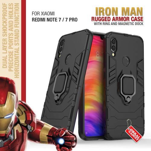 Jual Armor Case Xiaomi Redmi Note 7 / Pro Soft Softcase Hard Ring ...