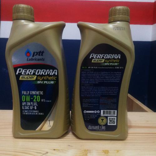 Jual PTT Performa Super Synthetic 0W-20 Botol 1 Ltr - Kab. Tangerang ...