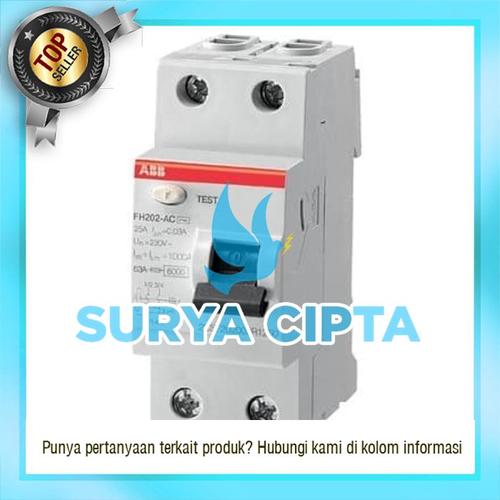 Jual ELCB RCCB ABB FH202 25A 2P 100mA - Jakarta Pusat - Surya Cipta Electrical_NEW | Tokopedia