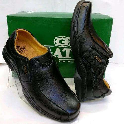 Jual Sepatu Gats MP2601 sepatu kerja pria bahan kulit warna hitam ...