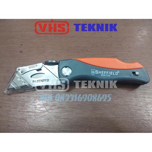 Jual SHEFFIELD FOLDING UTILITY KNIFE CUTTER PISAU MULTIFUNGSI - Kota ...